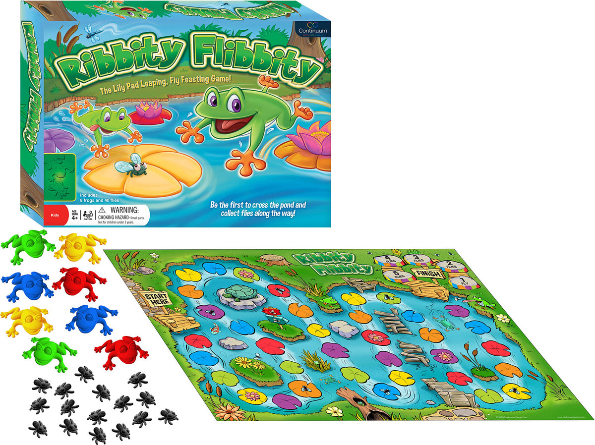 Ribbity Flibbity, the Lily Pad Leaping, Fly Feasting Game – Continuum Games