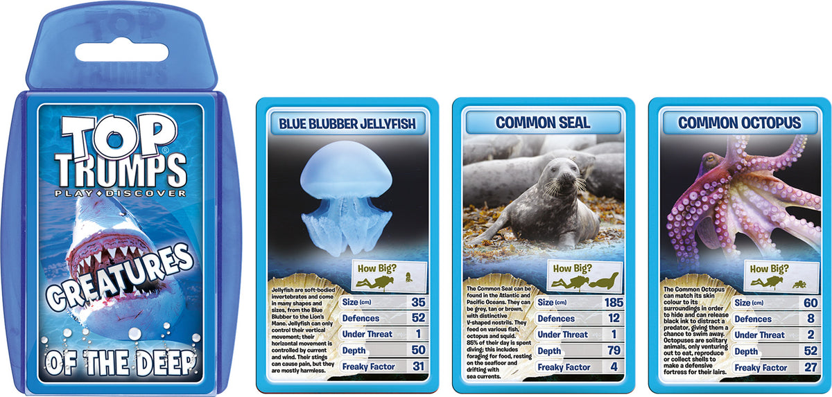 Creatures Of The Deep Sea Top Trumps – Continuum Games